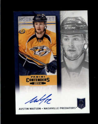 AUSTIN WATSON 2013/14 PANINI CONTENDERS ROOKIE TICKET AUTOGRAPH AUTO ...