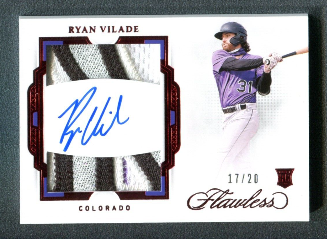 2022 Panini Flawless - Rookie Dual Patch Autographs Ruby #RDPA-RV Ryan ...