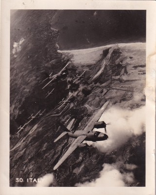 WWII 441st SQUADRON 320th BOMB GROUP Aerial Photo B-26 BOMBERS BOMB ...