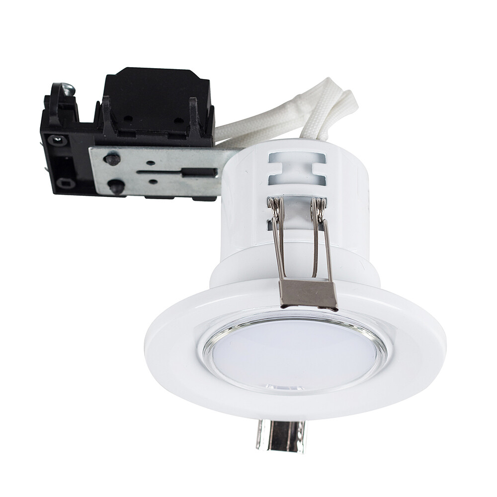 Pack of 20 Downlights GU10 Fire Rated Recessed Downlighters Spotlights ...