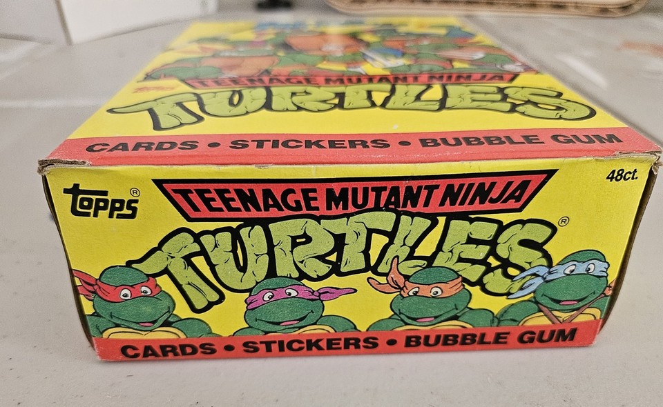 1990 Topps TMNT Teenage Mutant Ninja Turtles 48 SEALED Wax Packs YELLOW ...