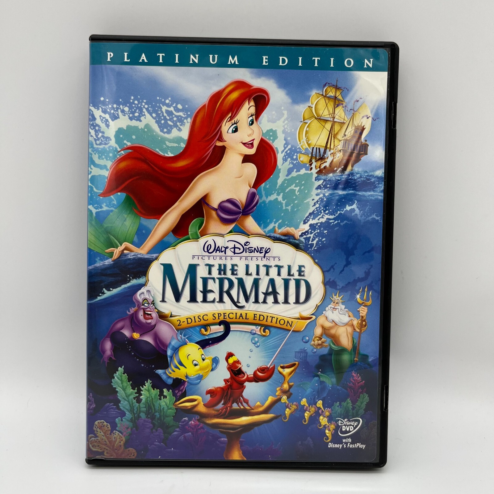The Little Mermaid Two-Disc Special Platinum Edition DVD Set Walt ...