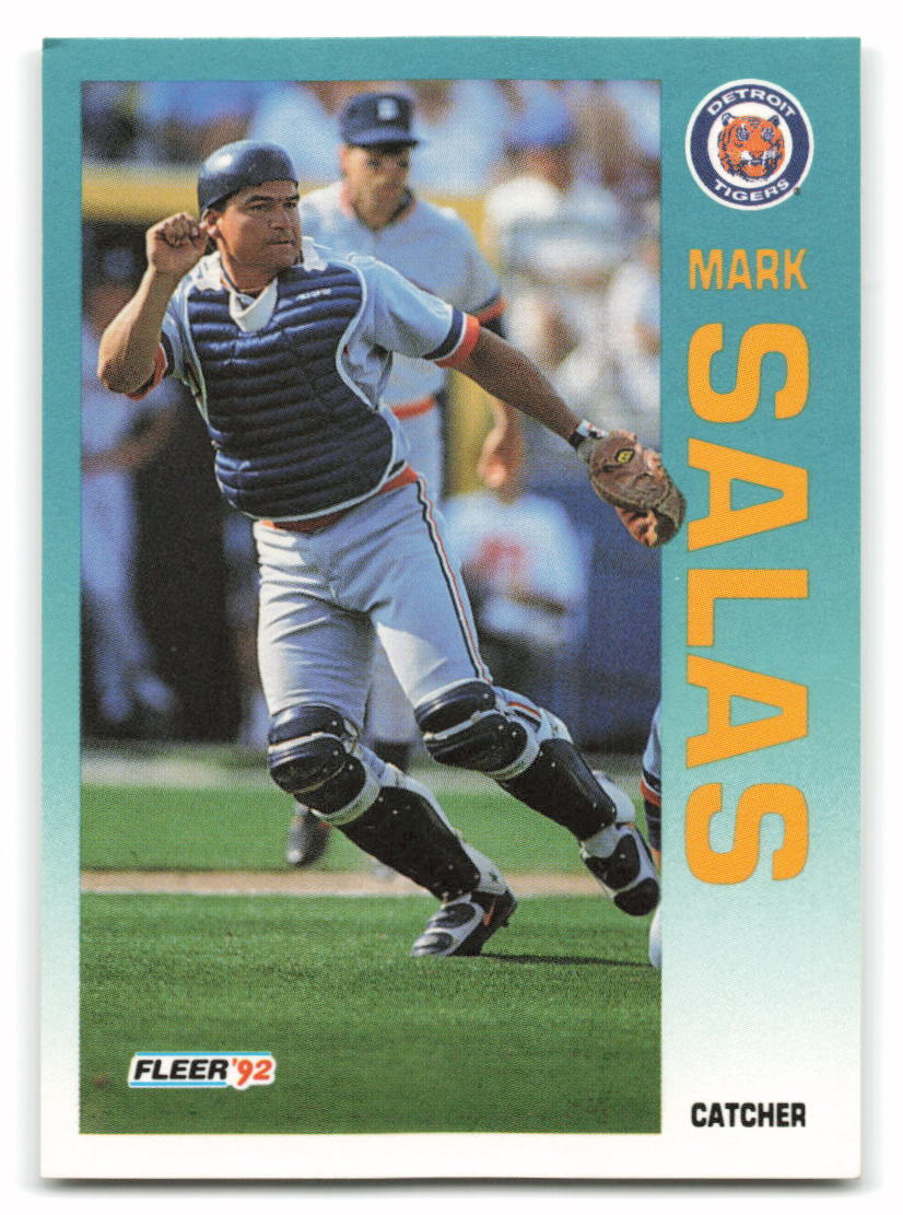 Mark Salas 1992 Fleer BASEBALL #144 Detroit Tigers | eBay