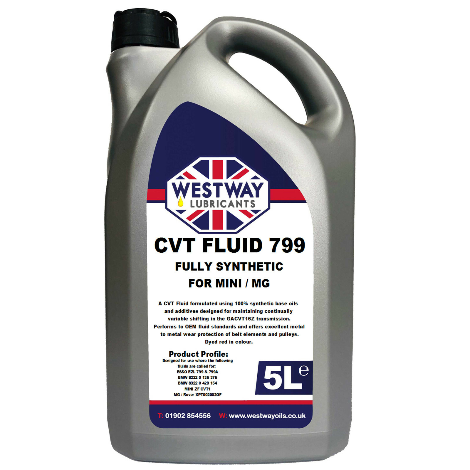 EZL 799 CVT Fluid for Mini / MG Rover Spec / Designed for GACVT16Z 5 ...