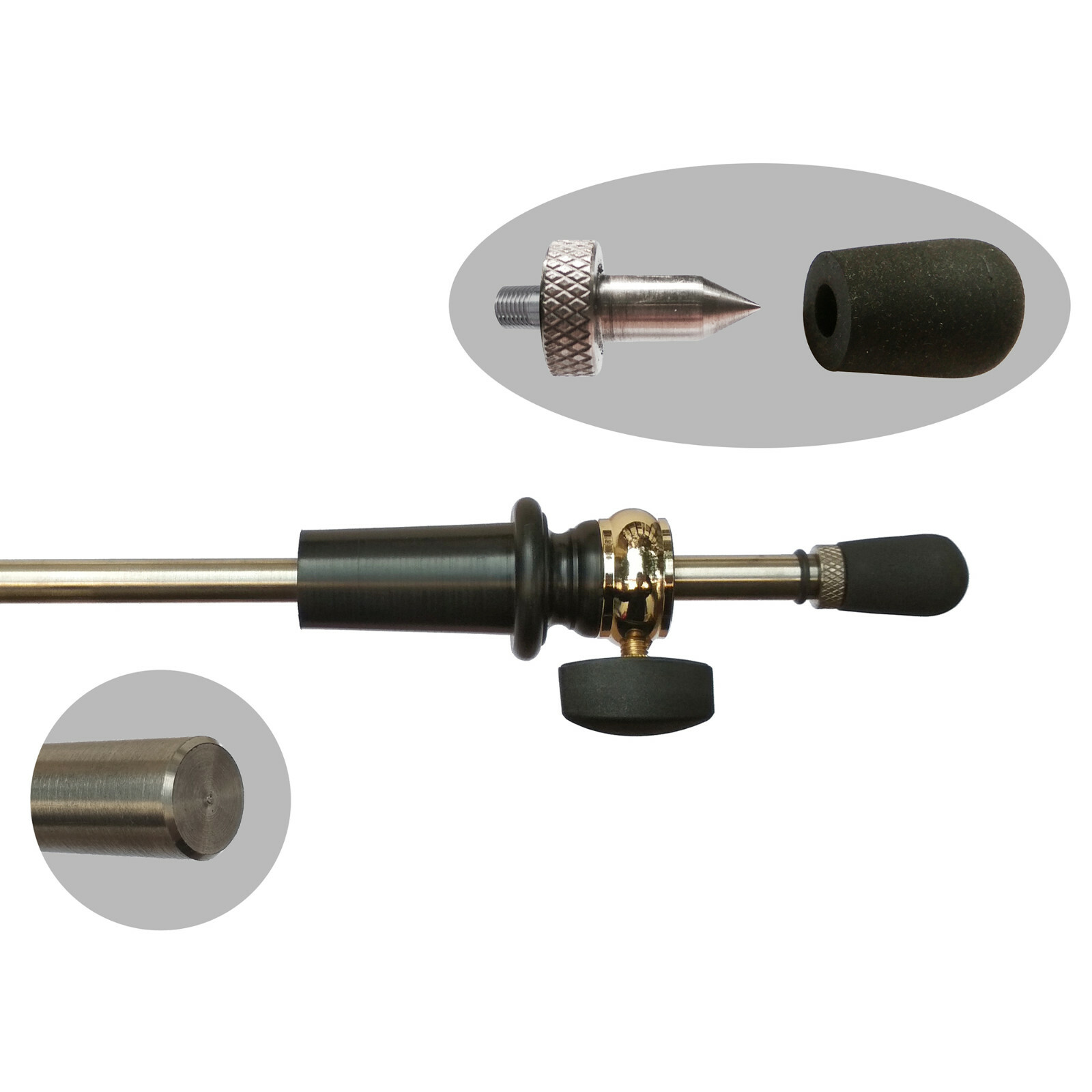 1x Cello Endpin Titanium Ti Solid Rod Endpin 10mm Seperate Tip Luxuary ...