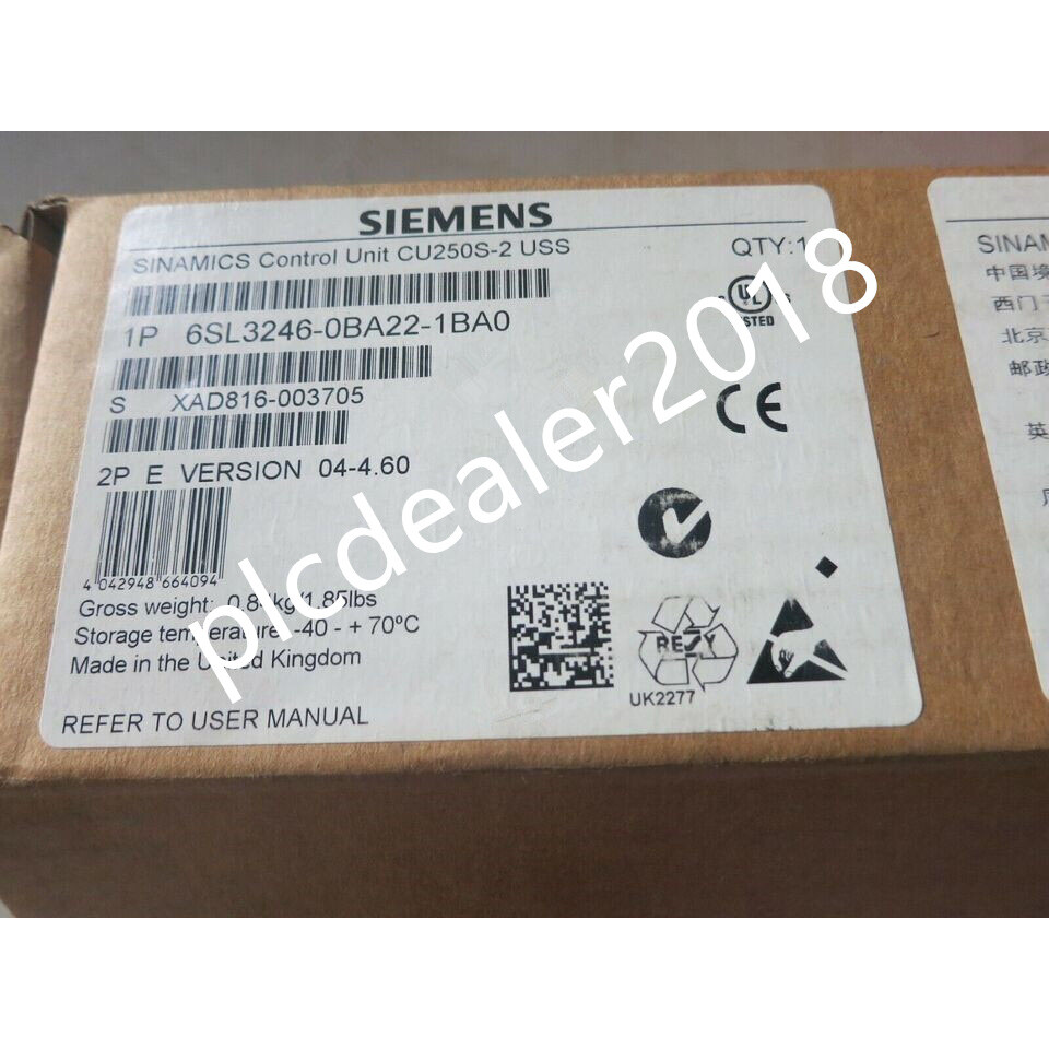 New Siemens 6SL3246-0BA22-1BA0 6SL3 246-0BA22-1BA0 Expedited Shipping ...