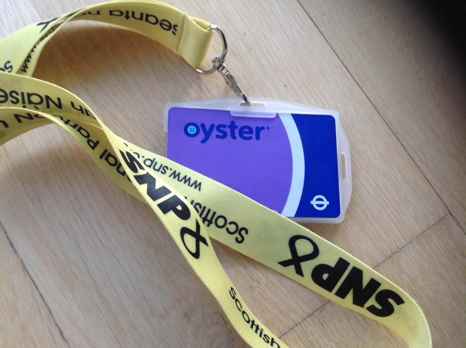 SNP Scottish National Party Scotland independence lanyard flag ID ...