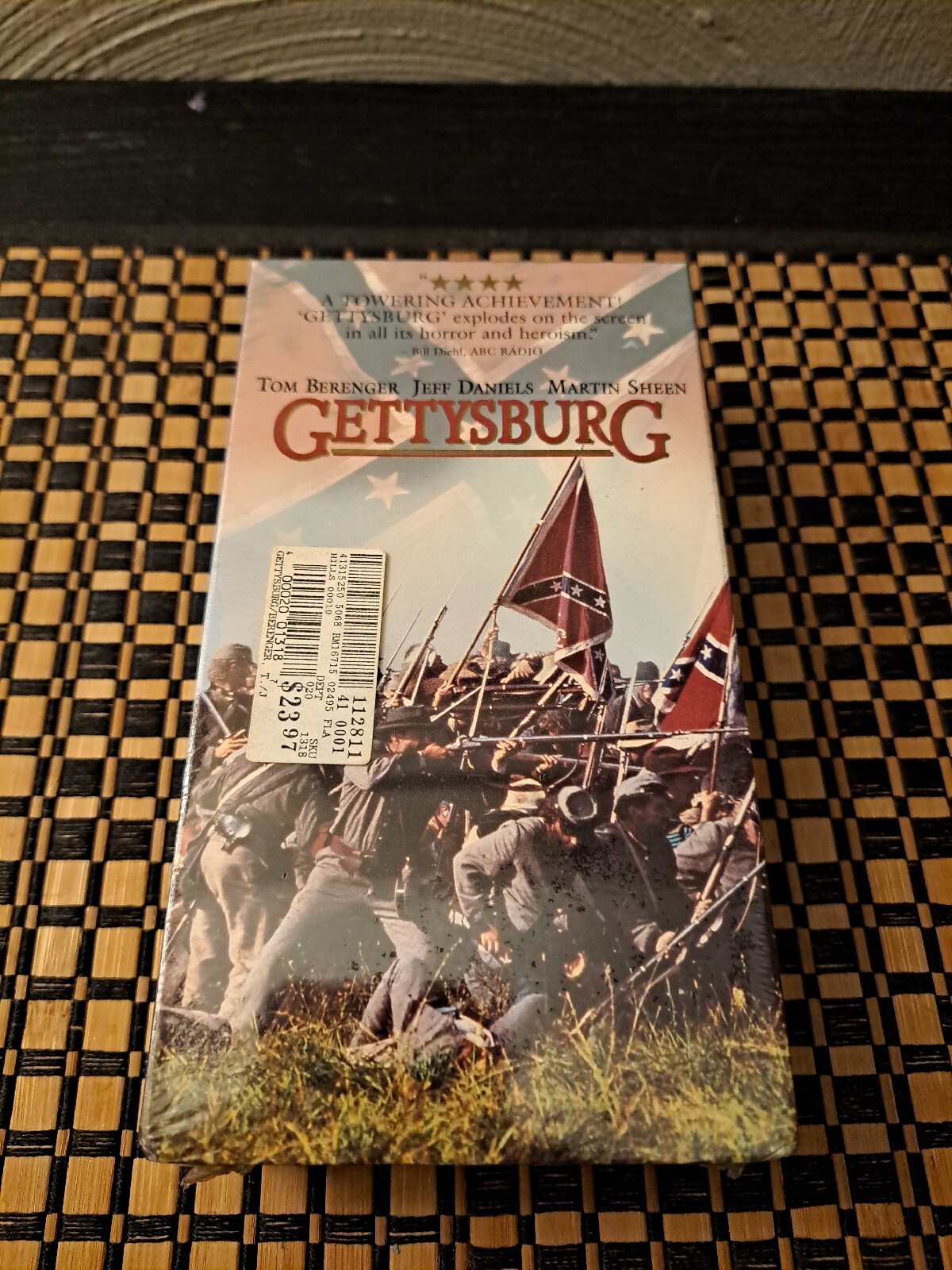 Gettysburg (VHS, 1994) Tom Berenger Jeff Daniels Martin Sheen -- NEW ...