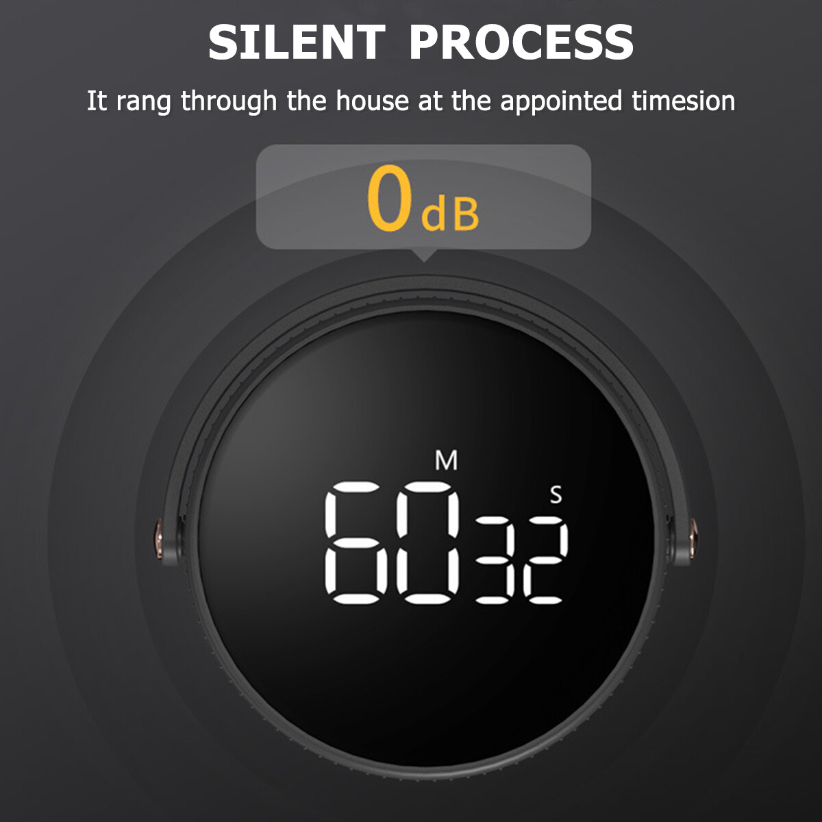 LED Magnetic Digital Kitchen Timer Countdown Cooking Loud Alarm ...