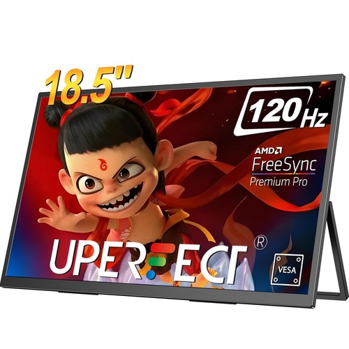 UPERFECT 18.5" 120Hz Portable Monitor USB C Gaming Screen for PS Xbox ...