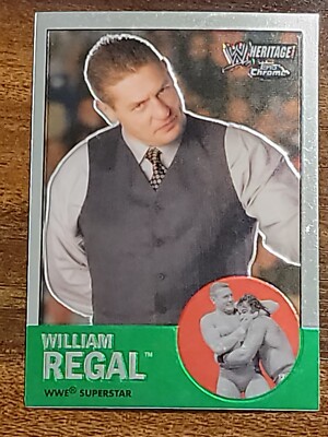 2007 William Regal Topps Chrome Card #49 WWE Heritage Superstar | eBay
