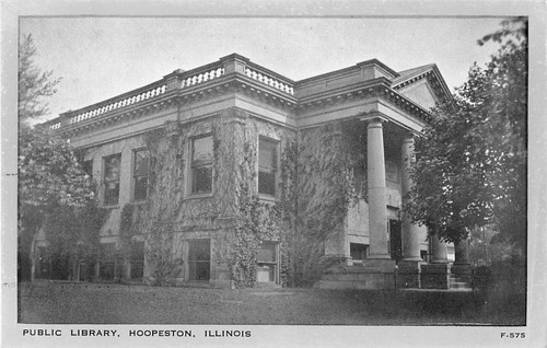 c1940 Public Library, Hoopeston, Illinois Postcard | eBay
