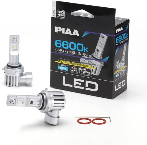 PIAA LEH211 LED Fog&Headlights Bulb HB3/HB4(9005/9006) 12v 19W 6600k ...