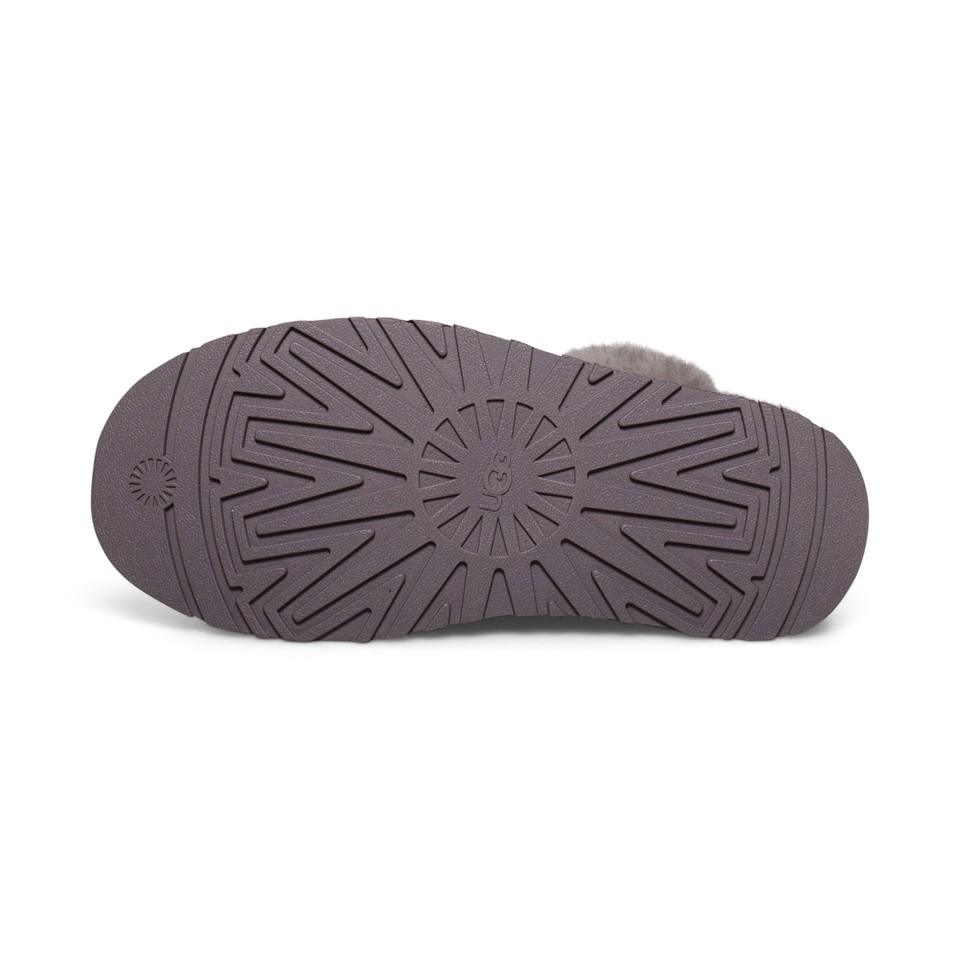 UGG DISQUETTE ALPINE THUNDER CLOUD SUEDE COMFORT WOMEN'S SLIPPERS SIZE ...