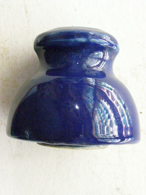 U-625A cobalt blue THOMAS porcelain insulator, mint condition | eBay