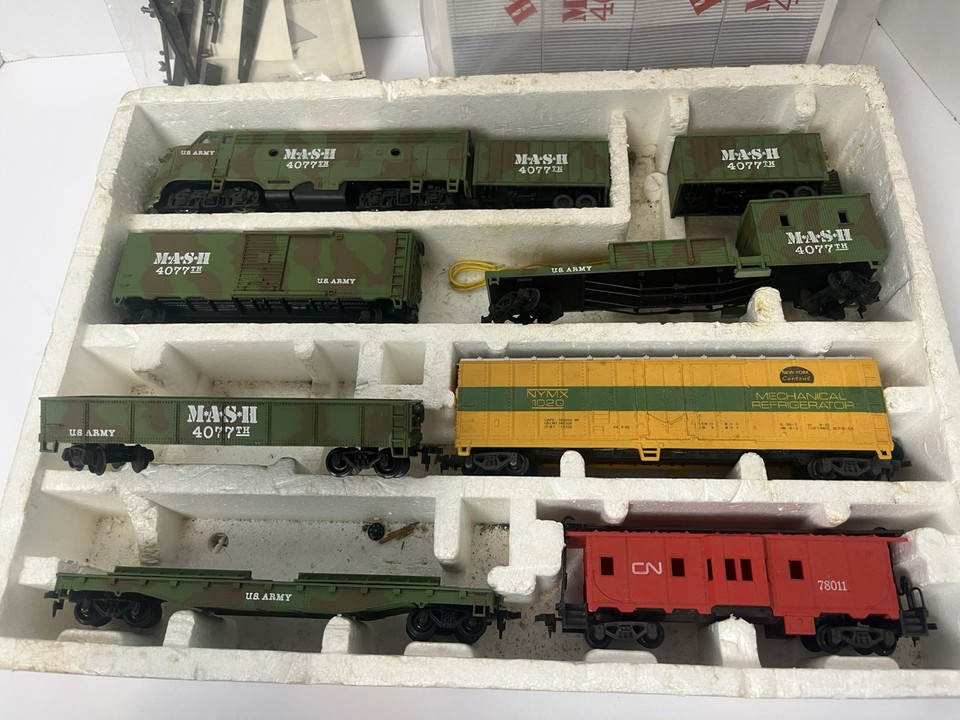 HO Scale Mash 4077th Vintage Train Set **Please read Description** | eBay