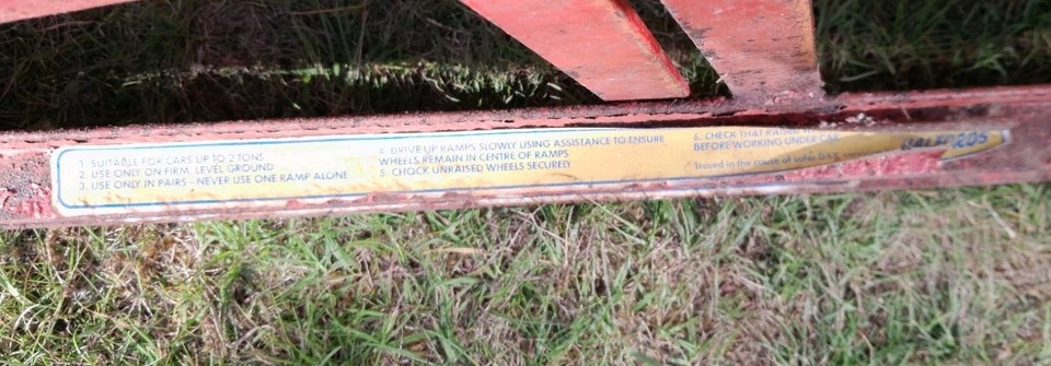 Halfords Car Ramps 2 Ton | eBay UK