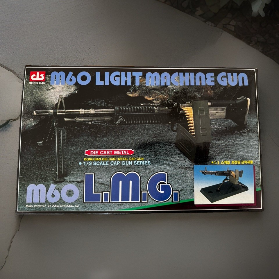 Dong San Die-Cast 1/3 Scale M60 Light Machine Gun VERY RARE Made In ...