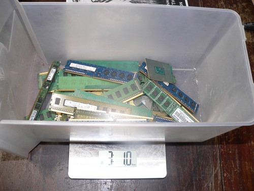 3 LBS Pounds Of Computer RAM & Pinless CPU'S For Gold Scrap Recovery | eBay
