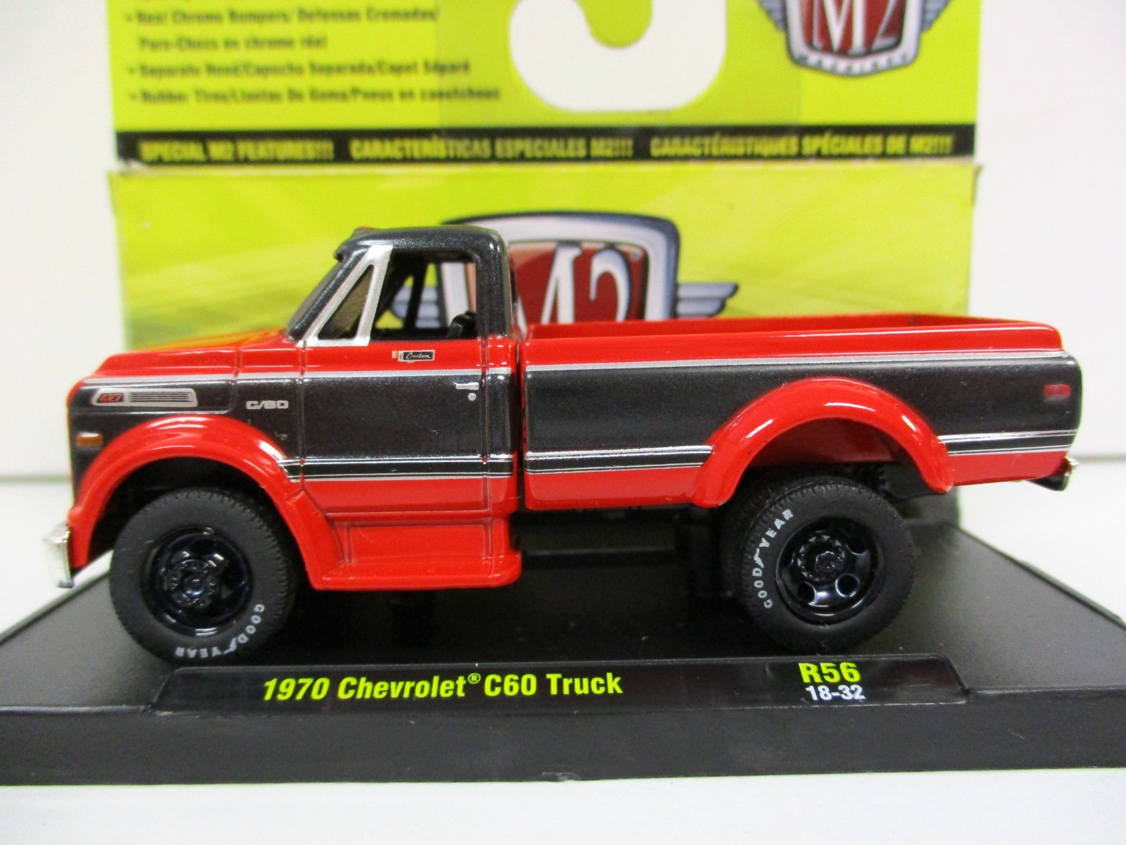 M2 MACHINES - AUTO-SHOWS - 1970 CHEVROLET C60 PICKUP DUALLY TRUCK - 1/ ...