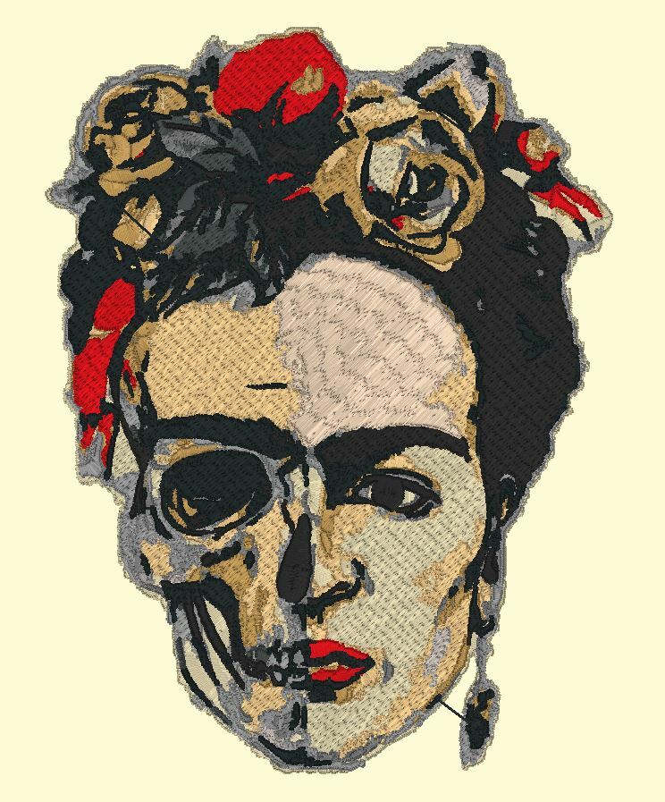 Frida Kahlo Machine Embroidery Designs - CD/USB/Floppy -12 Formats | eBay