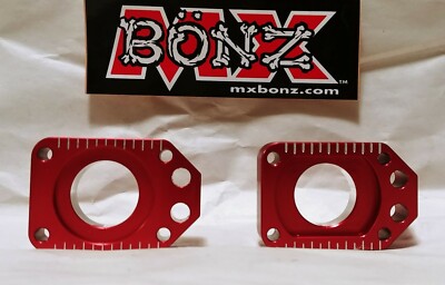 YAMAHA WR450F REAR WHEEL AXLE BLOCKS WR 450F 2005-2020 CHAIN ADJUSTER ...