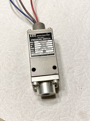 ITT 225P1C3-165 PRESSURE SWITCH *USED* | eBay
