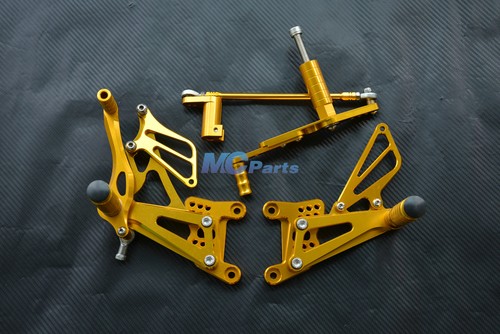 CNC Adjustable Rearset Foot pegs Rear set For Yamaha YZF R1 07-08 ...