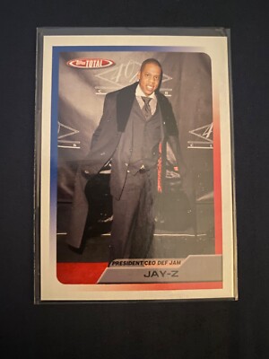 JAY-Z 2005-06 Topps Total Basketball #440 SP Mint DEF JAM CEO | eBay