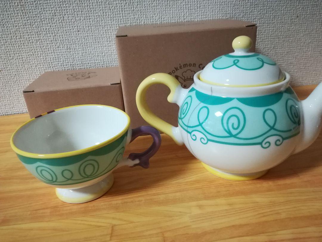 Pokemon Cafe Limited Pokemon Polteageist TeaPot & Sinistea Tea Cup Set ...