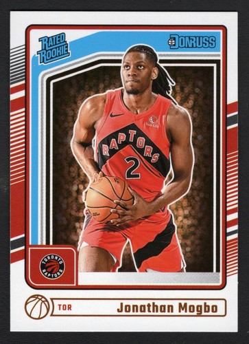 2024-25 DONRUSS NBA ROOKIE RC CARD - 209 Jonathan MOGBO (TORONTO ...
