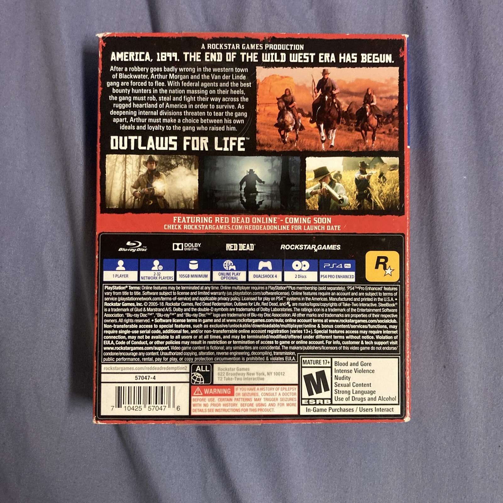 Red Dead Redemption 2 Steelbook Edition - PlayStation 4 2018 for sale ...