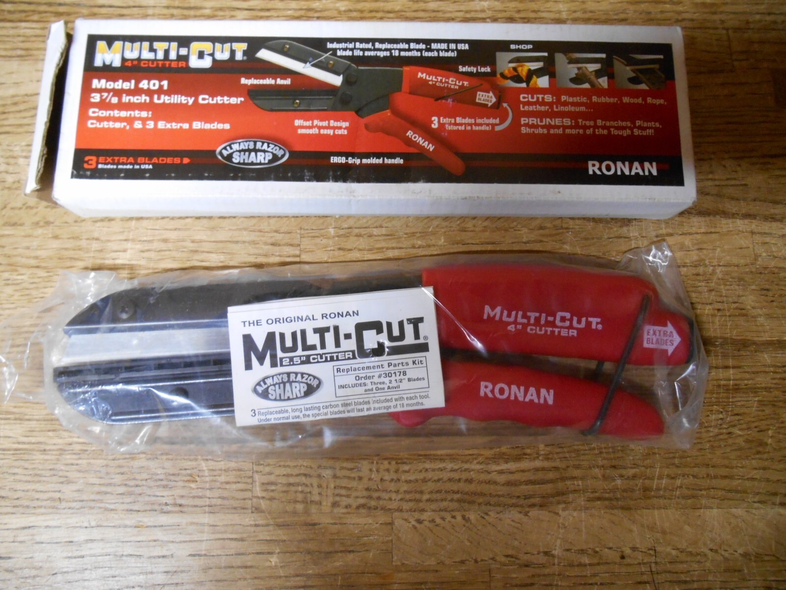 Ronan Multi-Cut 401-4" Cutter/Ergo Grip Handles-Replaceable Anvil/Extra ...