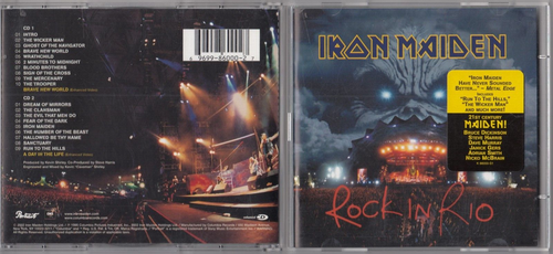 Rock in Rio by Iron Maiden (CD, Mar-2002, 2 Discs, Columbia (USA)) for ...
