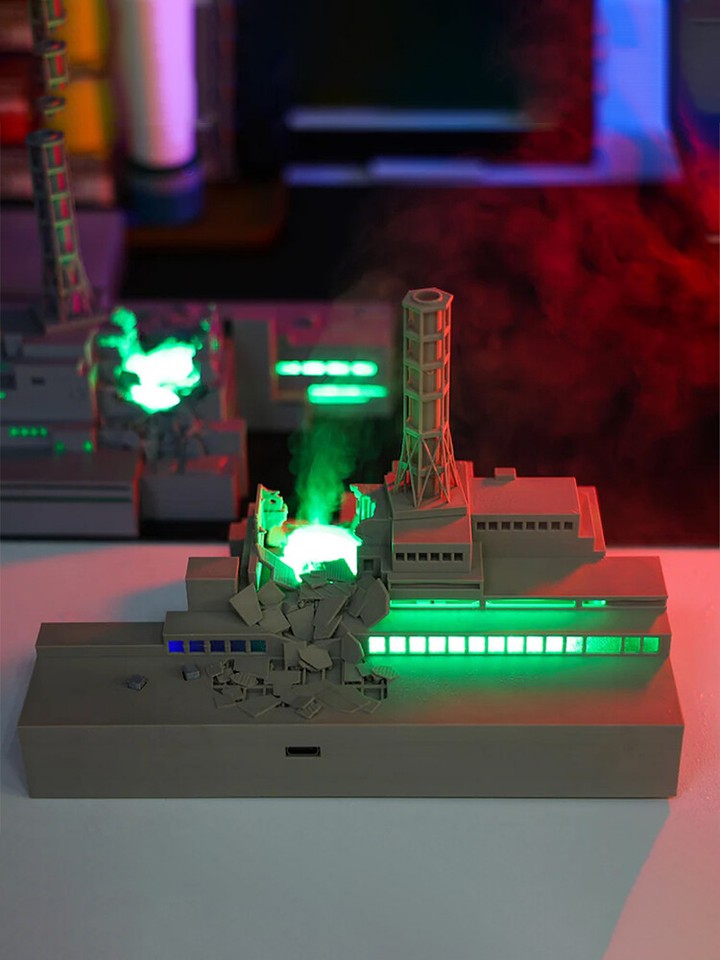 Chernobyl Disaster Themed 3D Printed LED Humidifier Desk Decor for Home ...