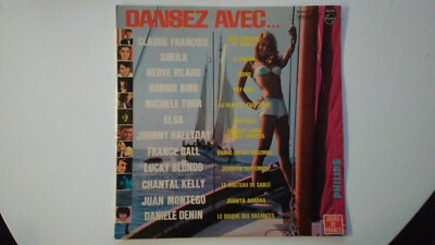 DANSEZ AVEC JOHNNY HALLYDAY CLAUDE FRANCOIS SHEILA RARE STEREO LP PHILIPS FRANCE | eBay