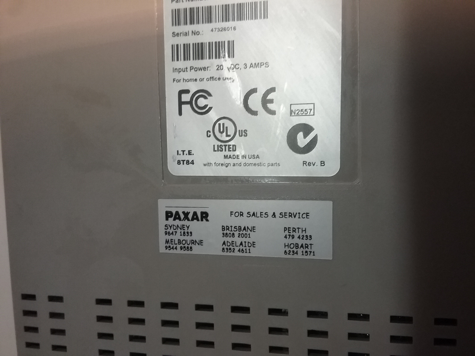 ZEBRA Monarch Paxar TLP2742PSE Barcode Label Receipt Printer *Working ...