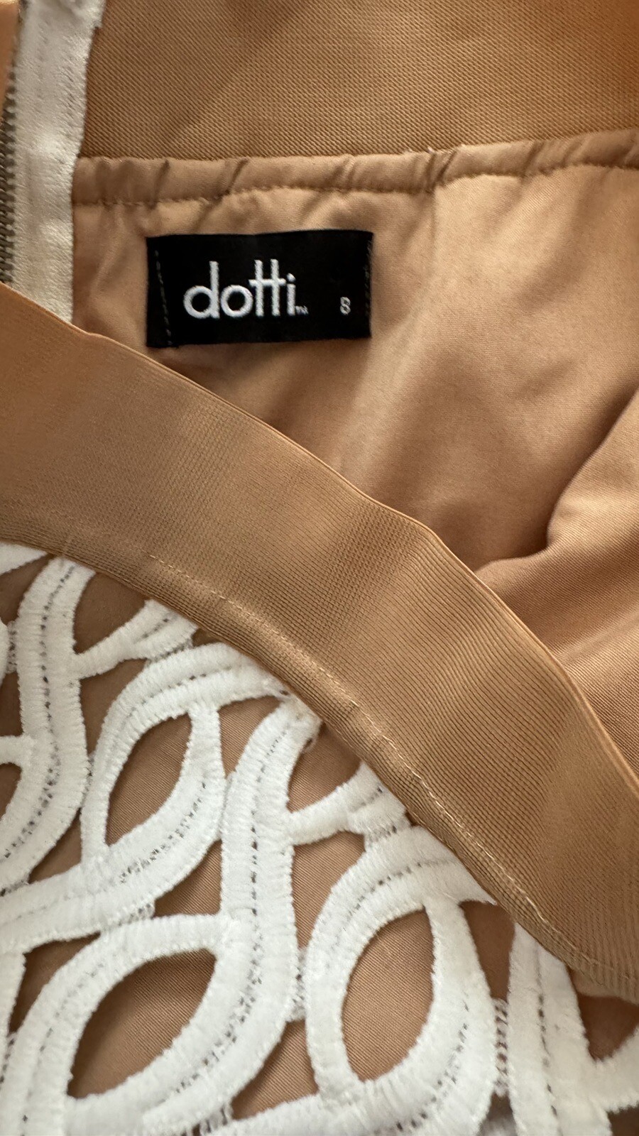 Dotti White Broderie Figure Hugging Skirt Super Gorgeous Size 8 | eBay ...