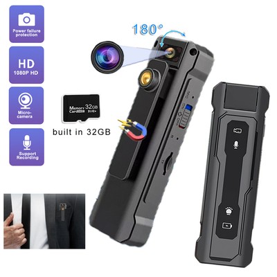 32GB Spy Hidden Cam Pocket Camera 1080P HD Mini Body Video Recorder DVR ...
