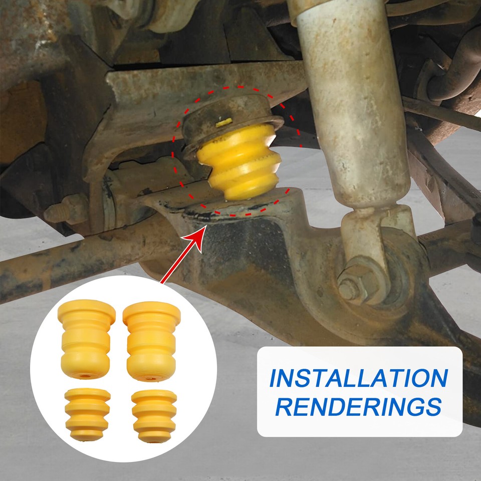 4x Position Control Arm Bump Stop Front & Rear Fit For GMC Cadillac ...