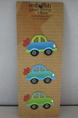 Embellish Your Story Magnets Wind Up Cars | eBay