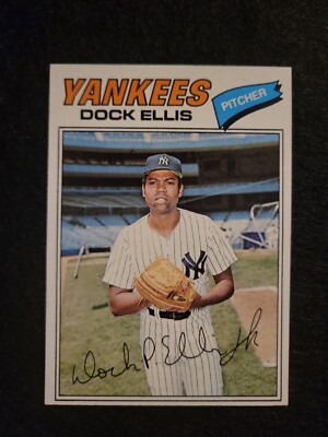 1977 Topps #71 Dock Ellis New York Yankees Baseball Card C10B | eBay