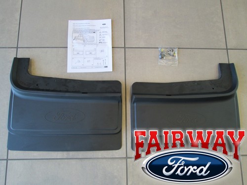 17 thru 22 Super Duty OEM Ford Splash Guard Mud Flap Set 2-pc DRW ...
