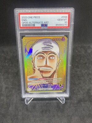 One Piece Awakening of the New Era OP05-098 Enel Alt Art Leader English ...