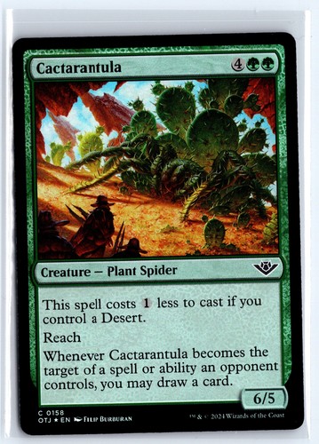 Foil Cactarantula Outlaws of Thunder Junction #158 MTG | eBay