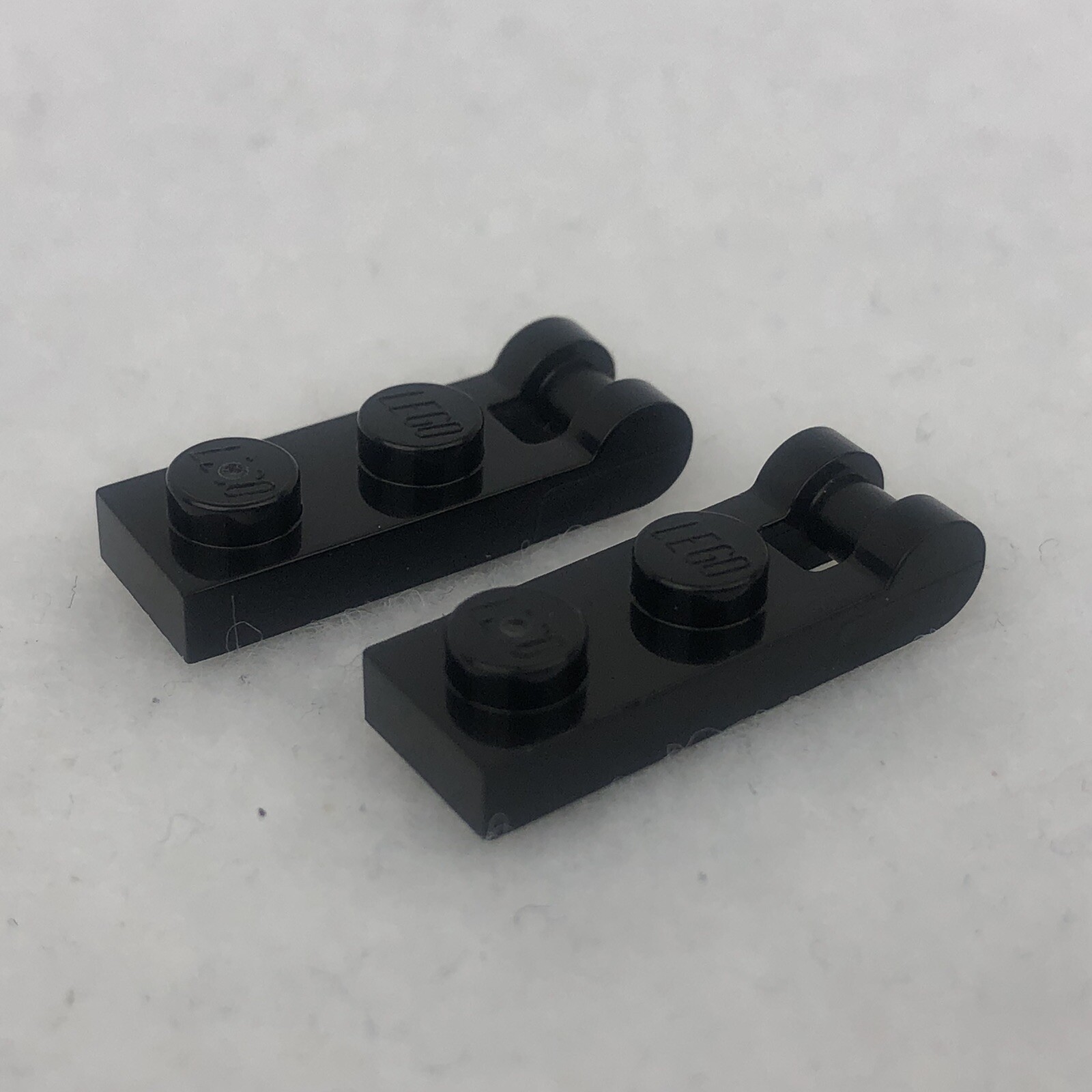 LEGO 60478 Black Plate, Modified 1 x 2 with Bar Handle on End (x2) | eBay