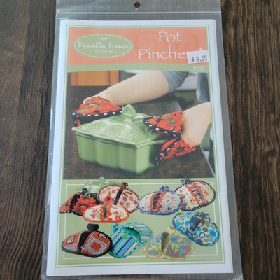 Pot Pinchers Oven Hot Mitt Pattern by Vanilla House Designs | eBay