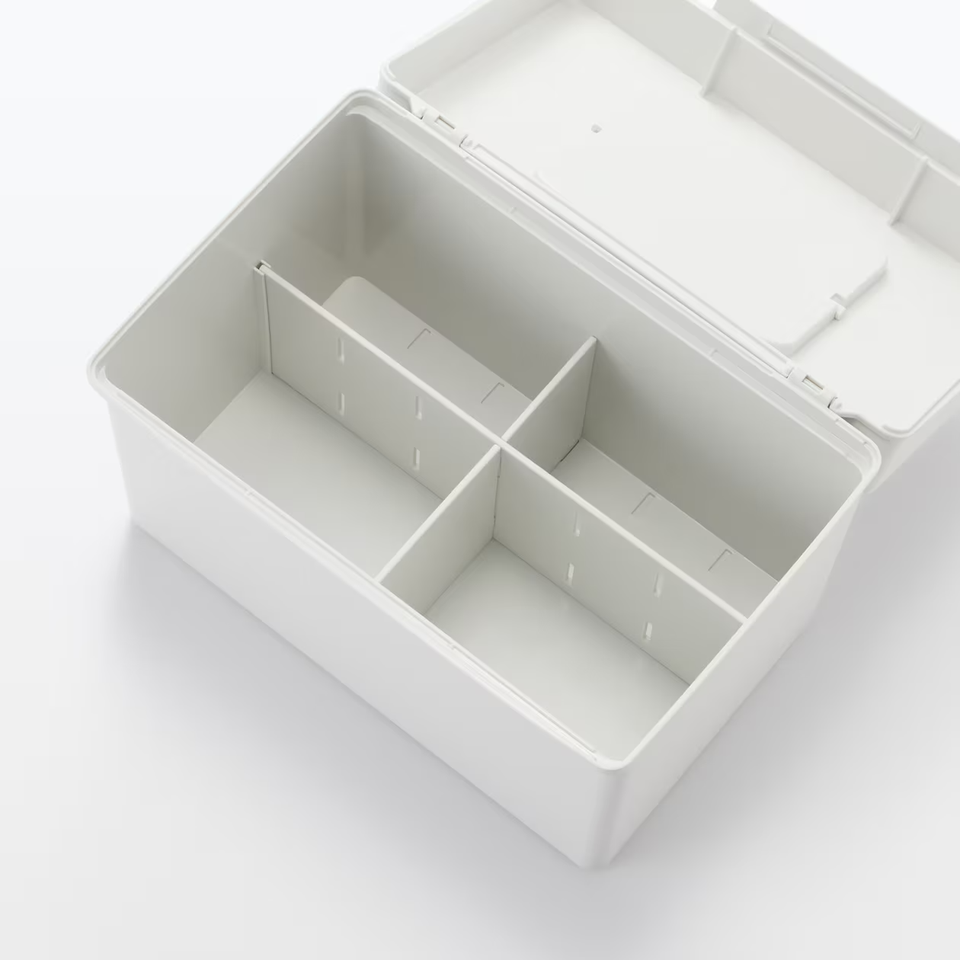 MUJI Polypropylene First Aid Kit white gray | eBay