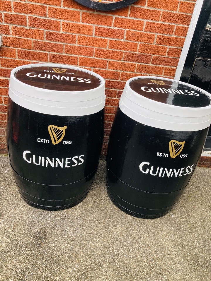 Guinness barrel hand painted collection only Lisburn Northern Ireland ...