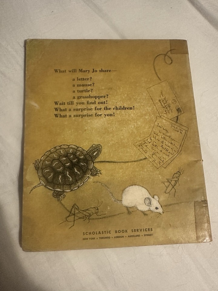 What Mary Jo Shared By Janice May Udry 1966 See Saw Books Scholastic | eBay
